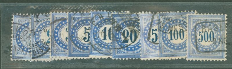 Switzerland #J1-9 Single (Complete Set) | Europe - Switzerland, Postage ...