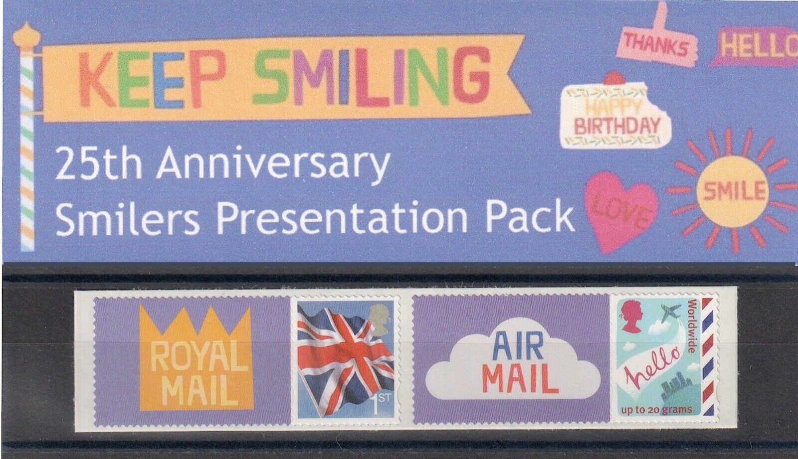 2025 - 25th Anniversary of Smilers Stamp Sheets - Private Presentation ...