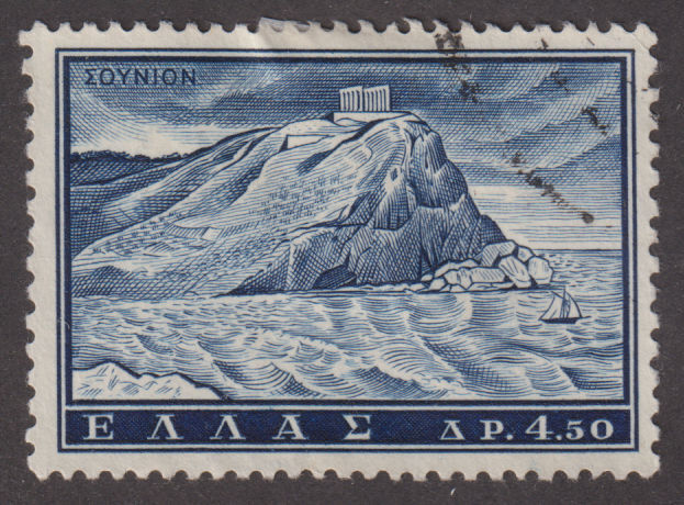 Greece 701 Temple of Poseidon, Sounion 1961 | Europe - Greece, General ...