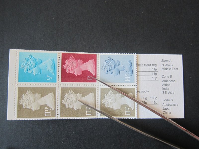 Great Britain 1984 Sc MH86a Booklet MNH | Great Britain, Back of Book ...