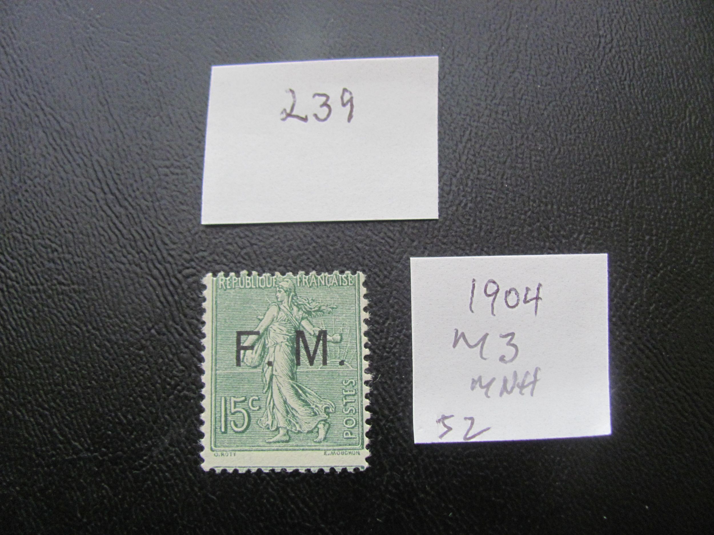 France 1904 MNH SC M3 FM Military VF $53.50 (239) New Collection ...