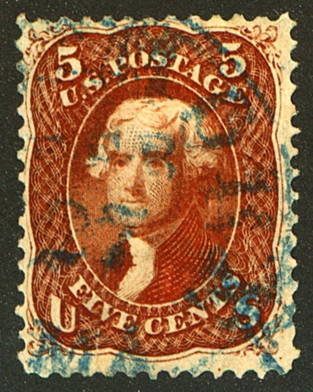 U.S. #75 USED | United States, General Issue Stamp / HipStamp