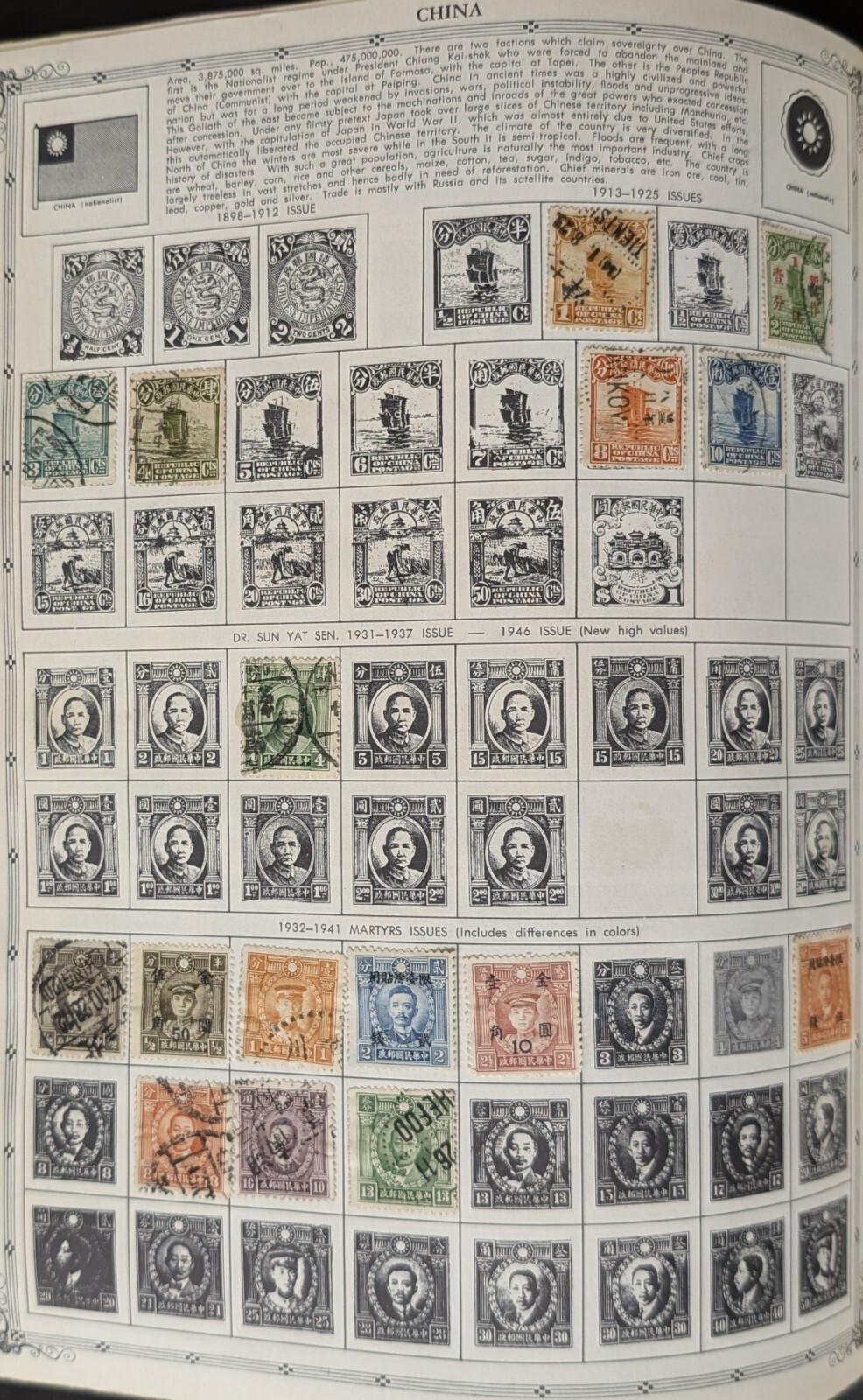 World Stamp Collection in Minkus Master Album China Portugal Germany ...