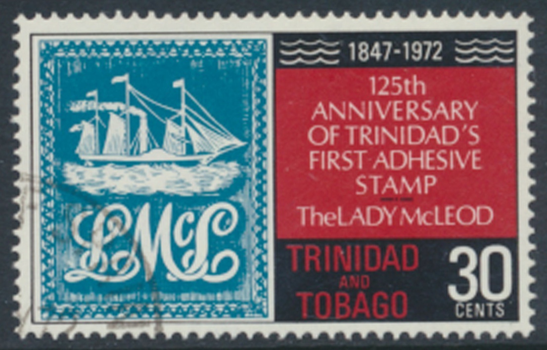 Trinidad & Tobago SC# 218 Used Lady McLeod Stamp 1972 see details ...