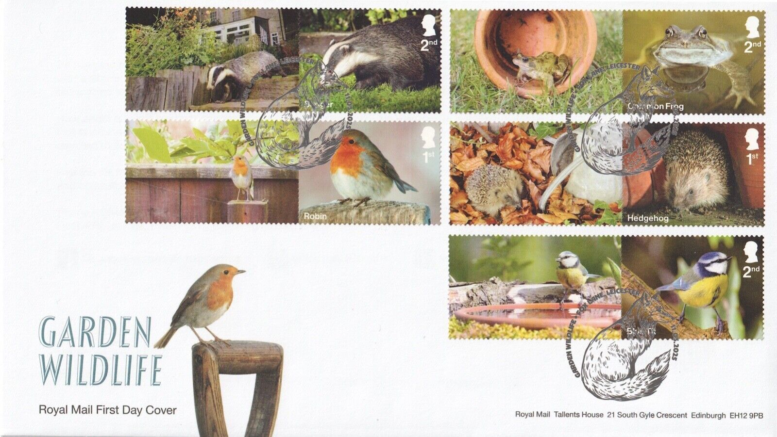 GB 2025 - Garden Wildlife Smilers/Collector Stamp Sheet FDC (2) - GS172 ...