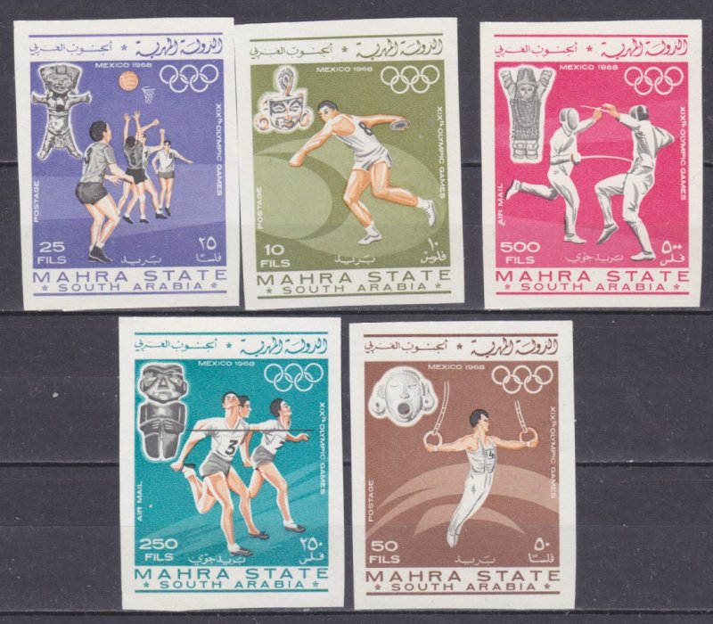 1967 Mahra State 25-29b 1968 Olympic Games in Mexiko | Middle East ...