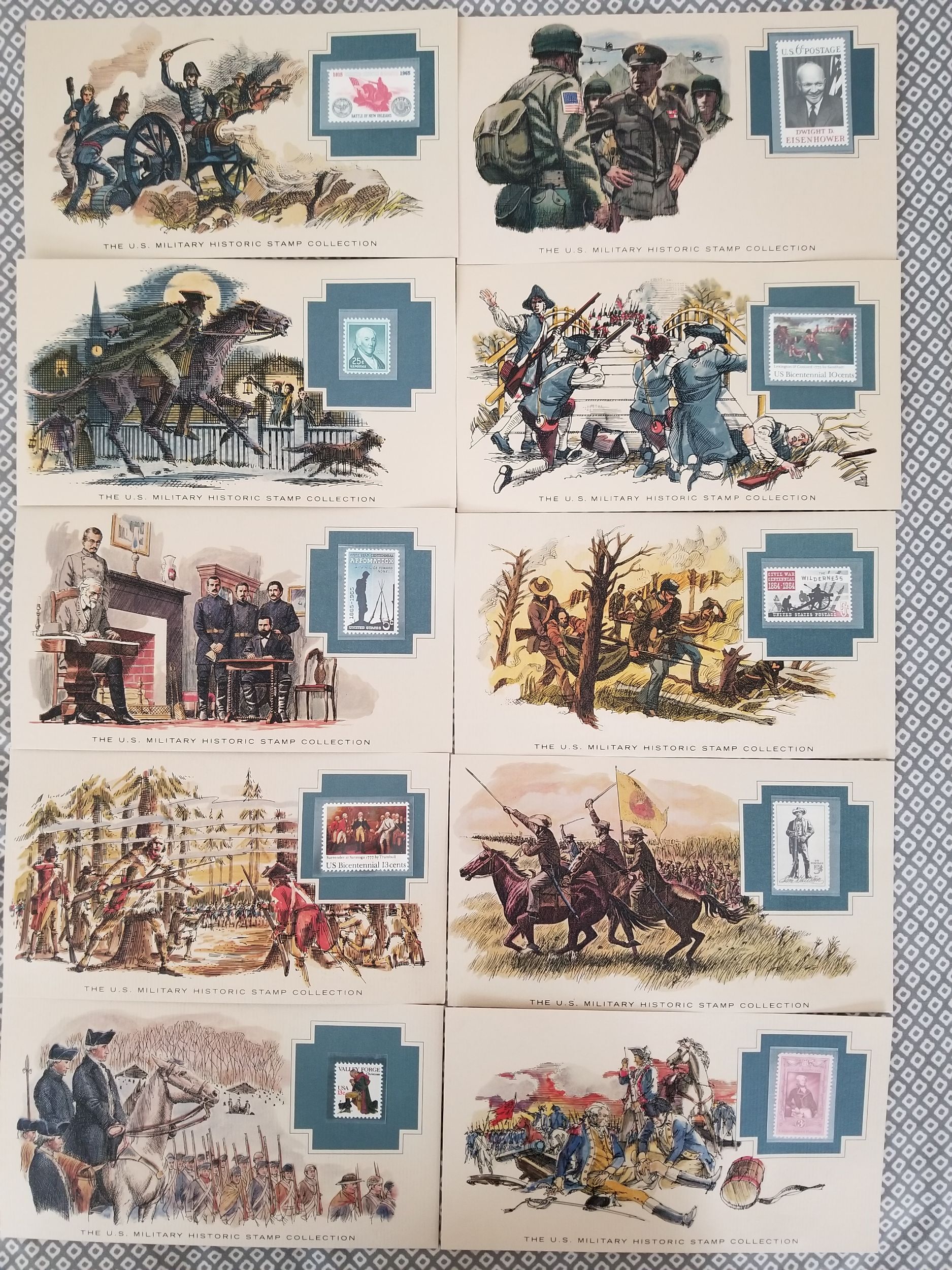 The U.S. Military Historic Stamp Collection - by The American Military ...