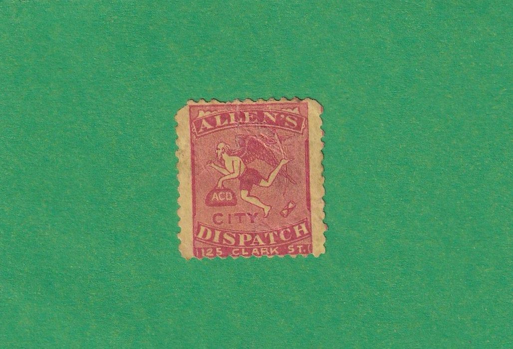 US 3l3 Allen Postal Dispatch, Hinged, Small CUT at TOP | United States ...