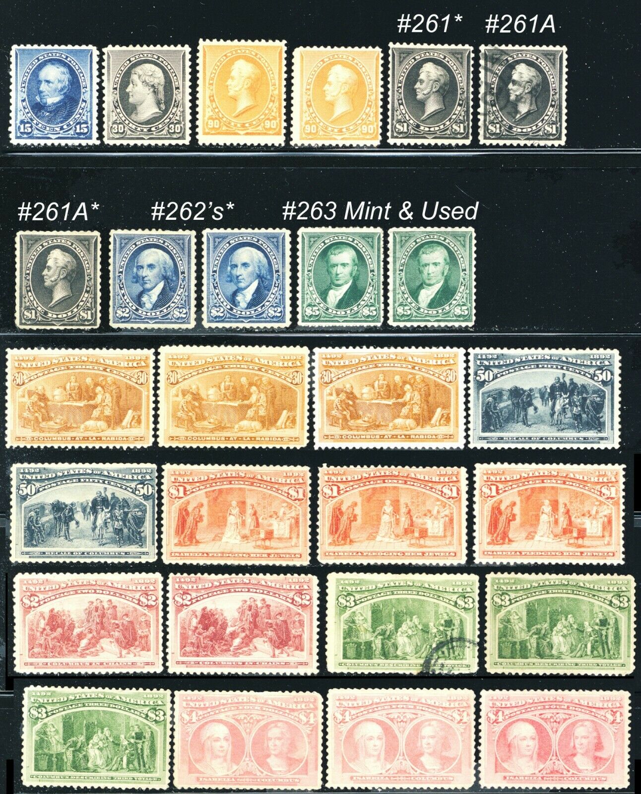 Almost a Complete U.S. Collection From 1845-1973 Many Certificates Cat ...