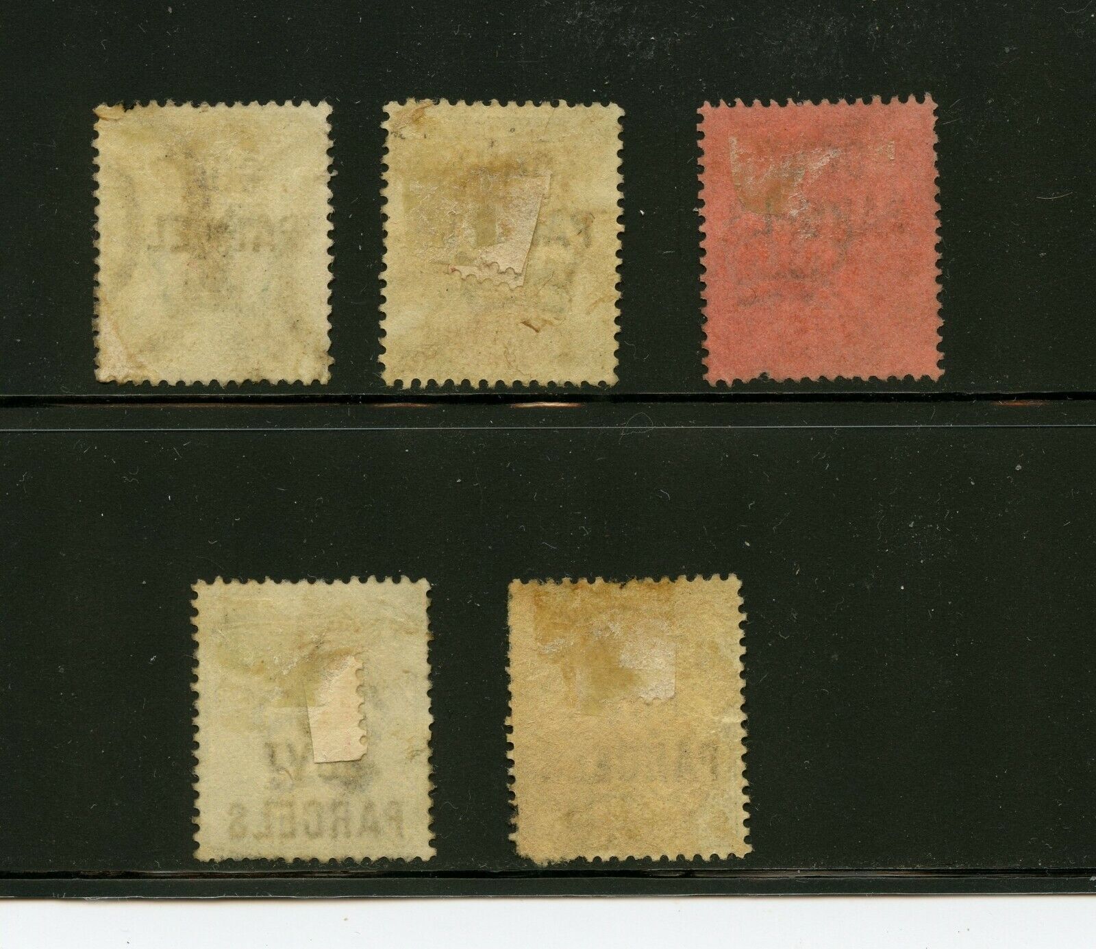 Great Britain #O31-O32, O34-O35, O37 (GR887) Government Parcels, U, CV ...