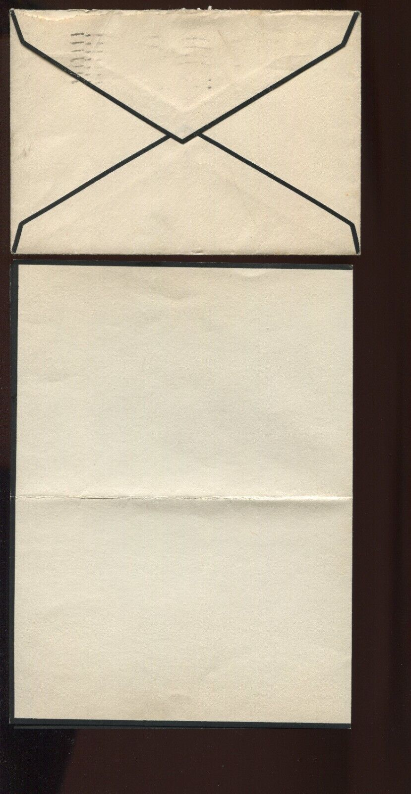 610 Mourning Cover With Hand Penned & Signed Letter Flornce Kling ...