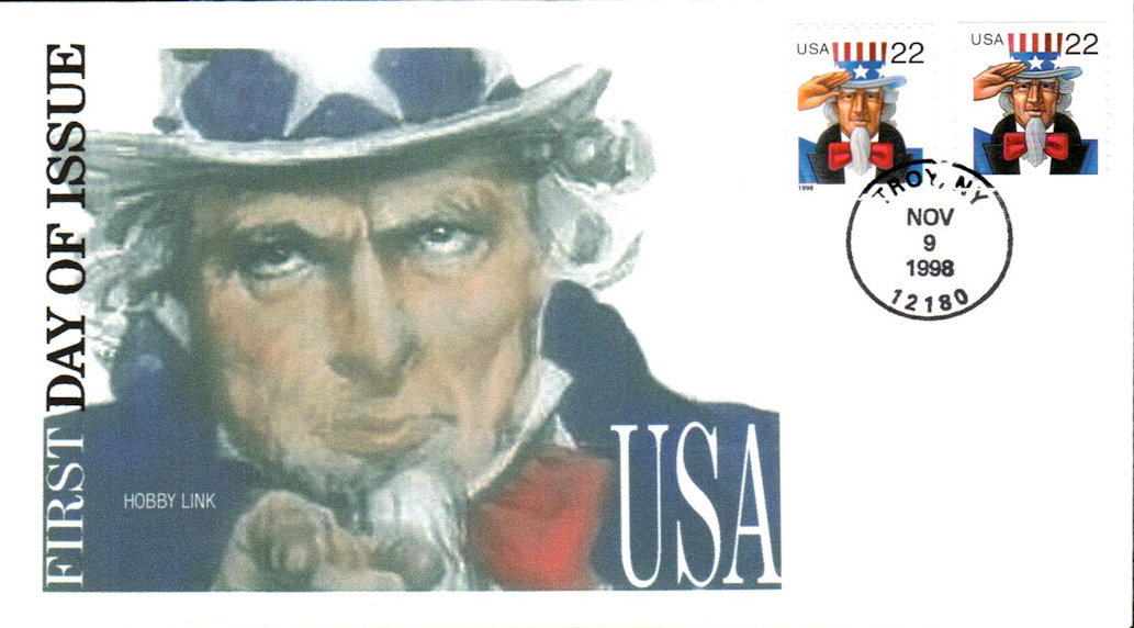 #3259//63 Uncle Sam Hobby Link FDC | United States, General Issue Stamp ...