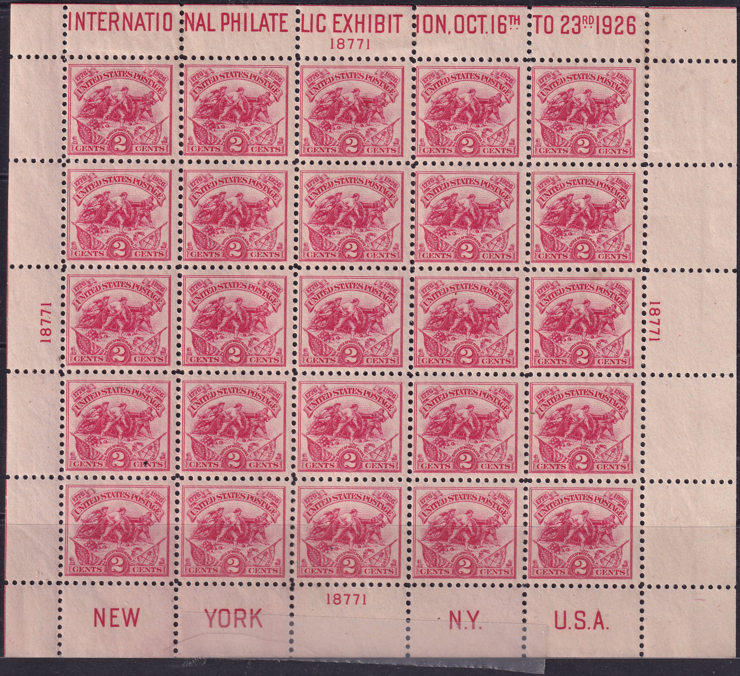 #630 Mint OG, Fine+, Hinged in selvage only (CV $275 - ID43943 ...