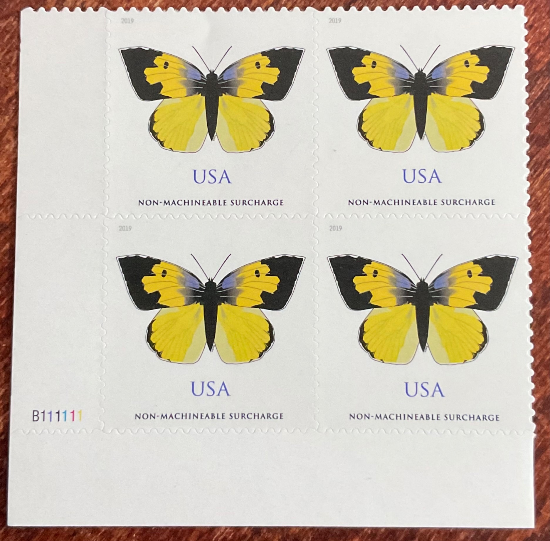US #4999 MNH LL Plate Block of 4 Eastern Tiger Swallowtail Butterfly ...