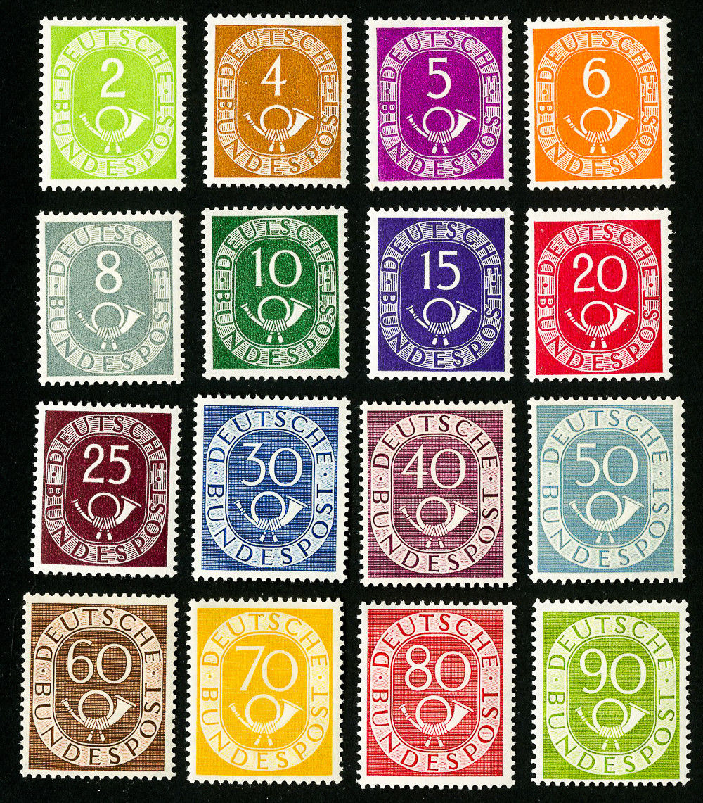 Germany Stamps # 670-85 VF OG H Scarce Set of 16 Scott Value $592.00 ...