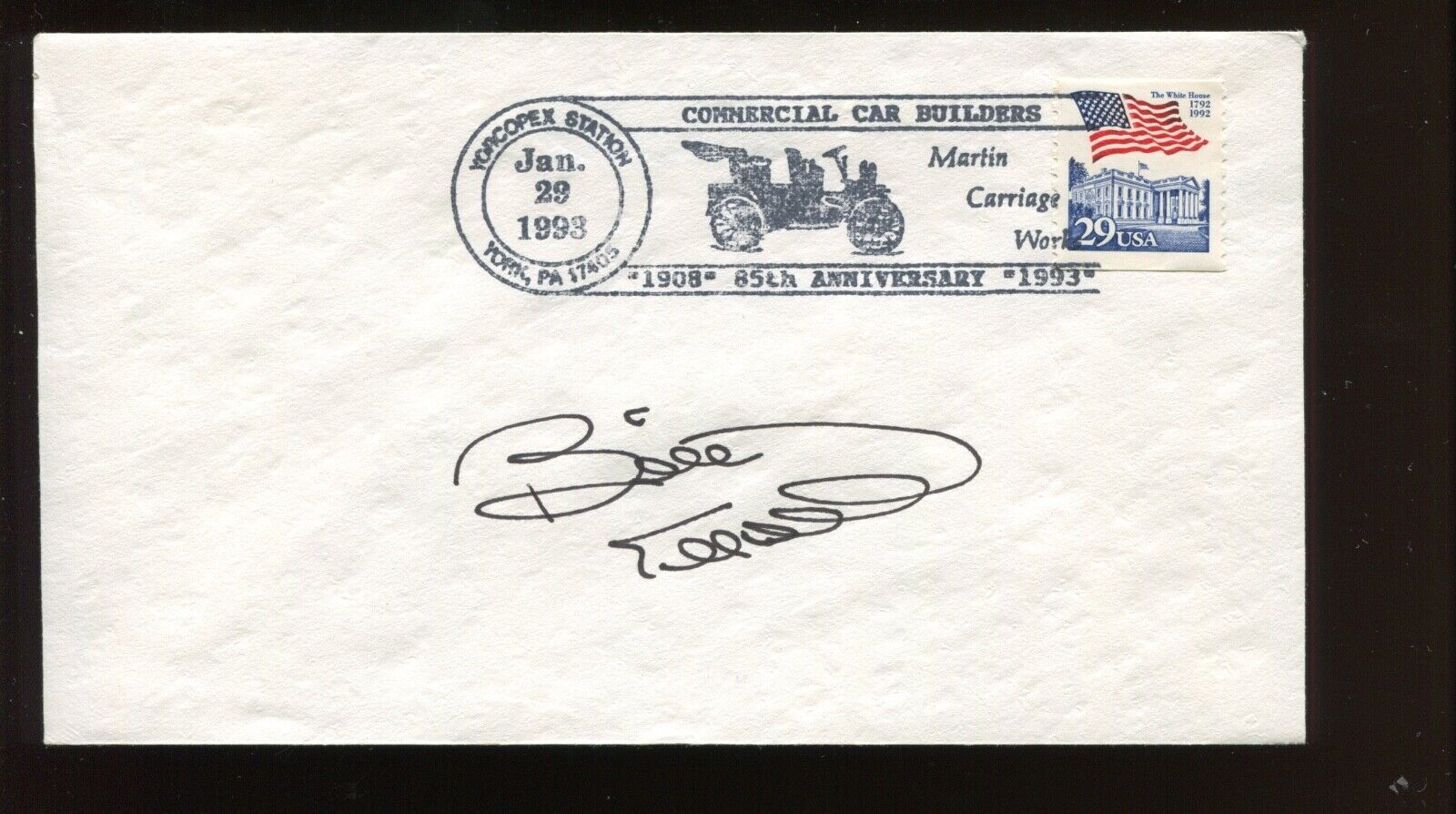 Bill Elliott American NASCAR Racing Driver Signed Cover DC971 | United ...