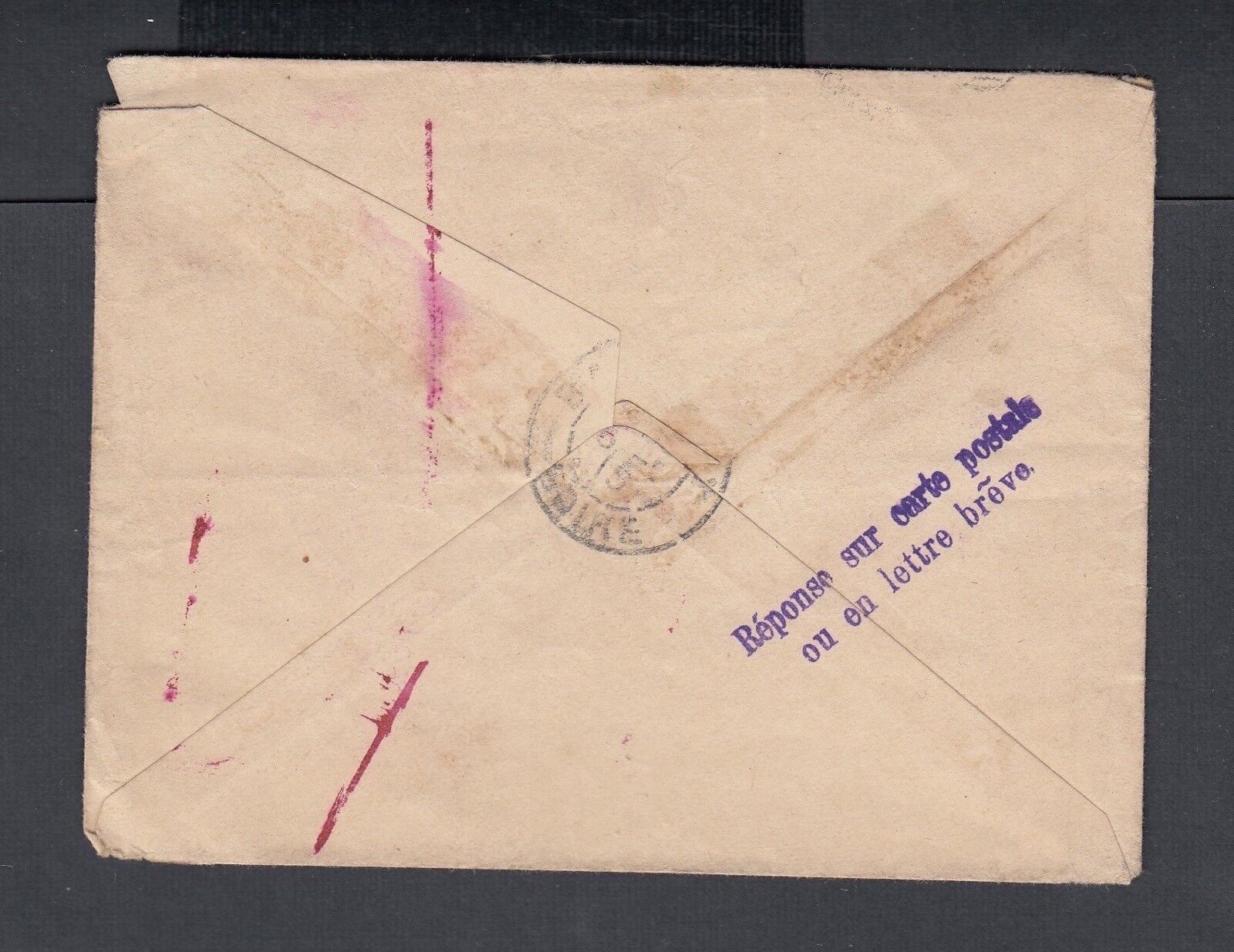 Germany 1915 WWI Censored Prisoner of WAR POW Camp Arfurt to Loire ...