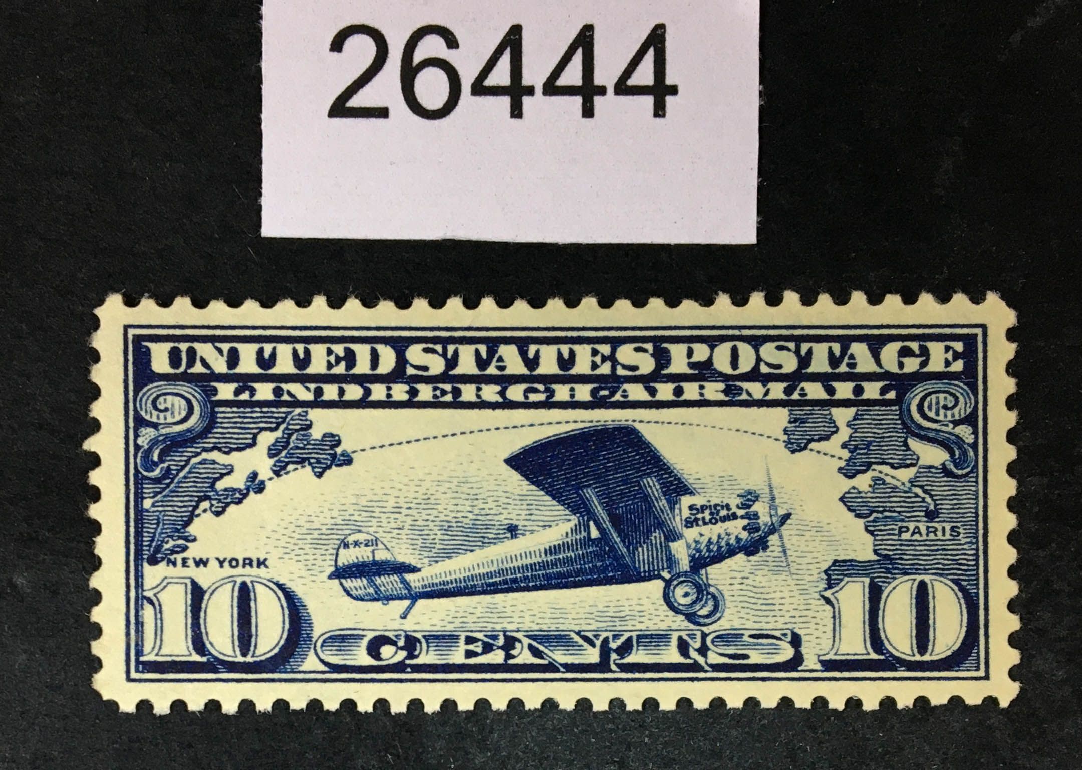 US Stamps # C10 Mint OG NH XF Post Office Fresh $13 LOT #26444 | United ...