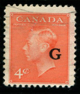 O19 Canada 4c Official, used | Canada, Officials Stamp / HipStamp