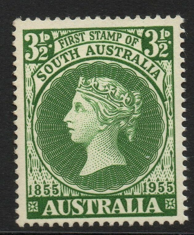 Australia Sg288 1955 Centenary of First South Australian Stamp MNH ...