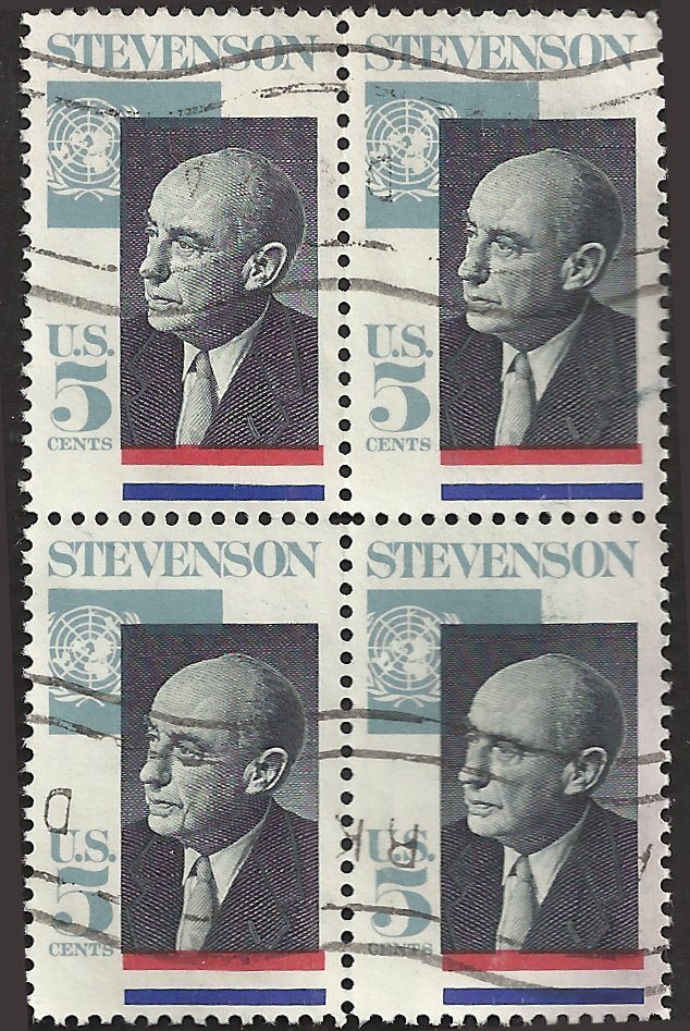 # 1275 Used Block Adlai E. Stevenson | United States, General Issue ...