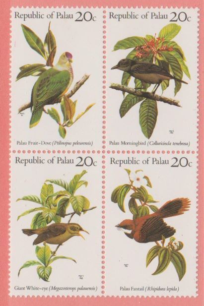 Palau Scott #5-8a Stamp - Mint NH Block of 4 | Australia & Oceania ...