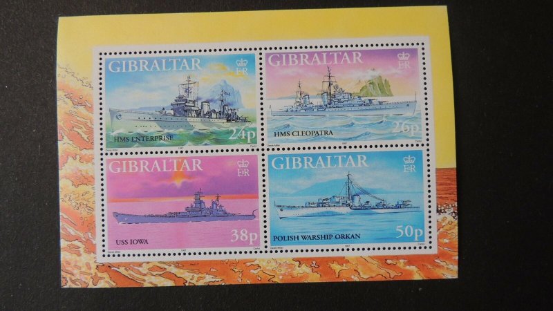 Gibraltar 1997 ww2 wwii warships iowa orkan cleopatra enterprise ...