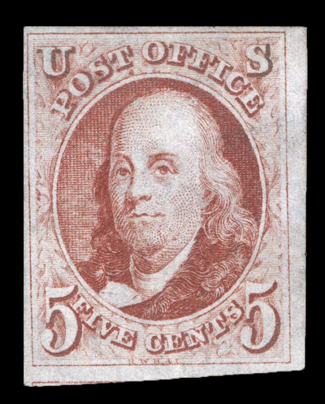 US Stamps #1 Unused LOT #76762* | United States, General Issue Stamp ...