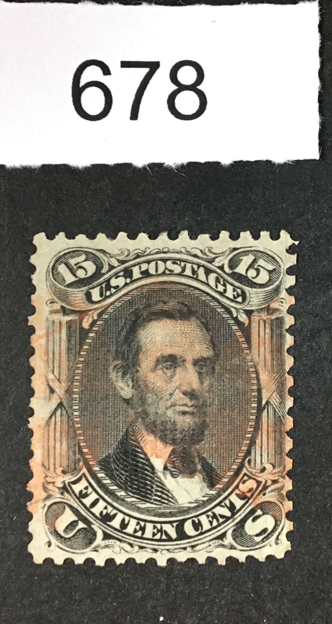 US Stamps # 91 E-Grill Sound RED Cancel Used $700 LOT #E 678 | United ...