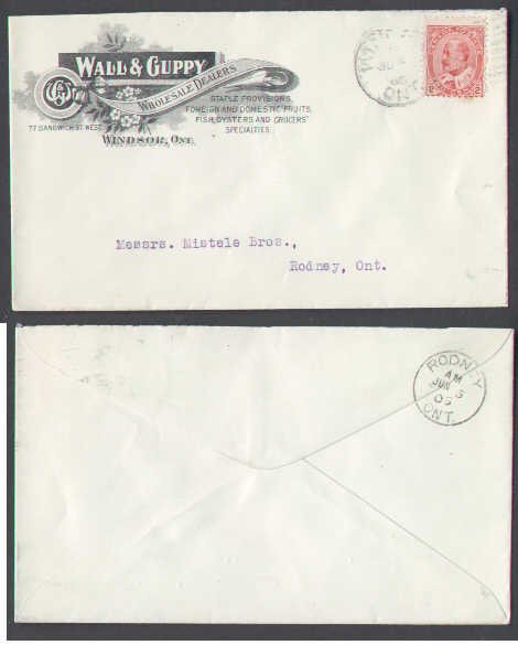 Canada-cover #4339 - 2c Edward-Essex Cty-Windsor,Ont-Ju 4 1906 ...