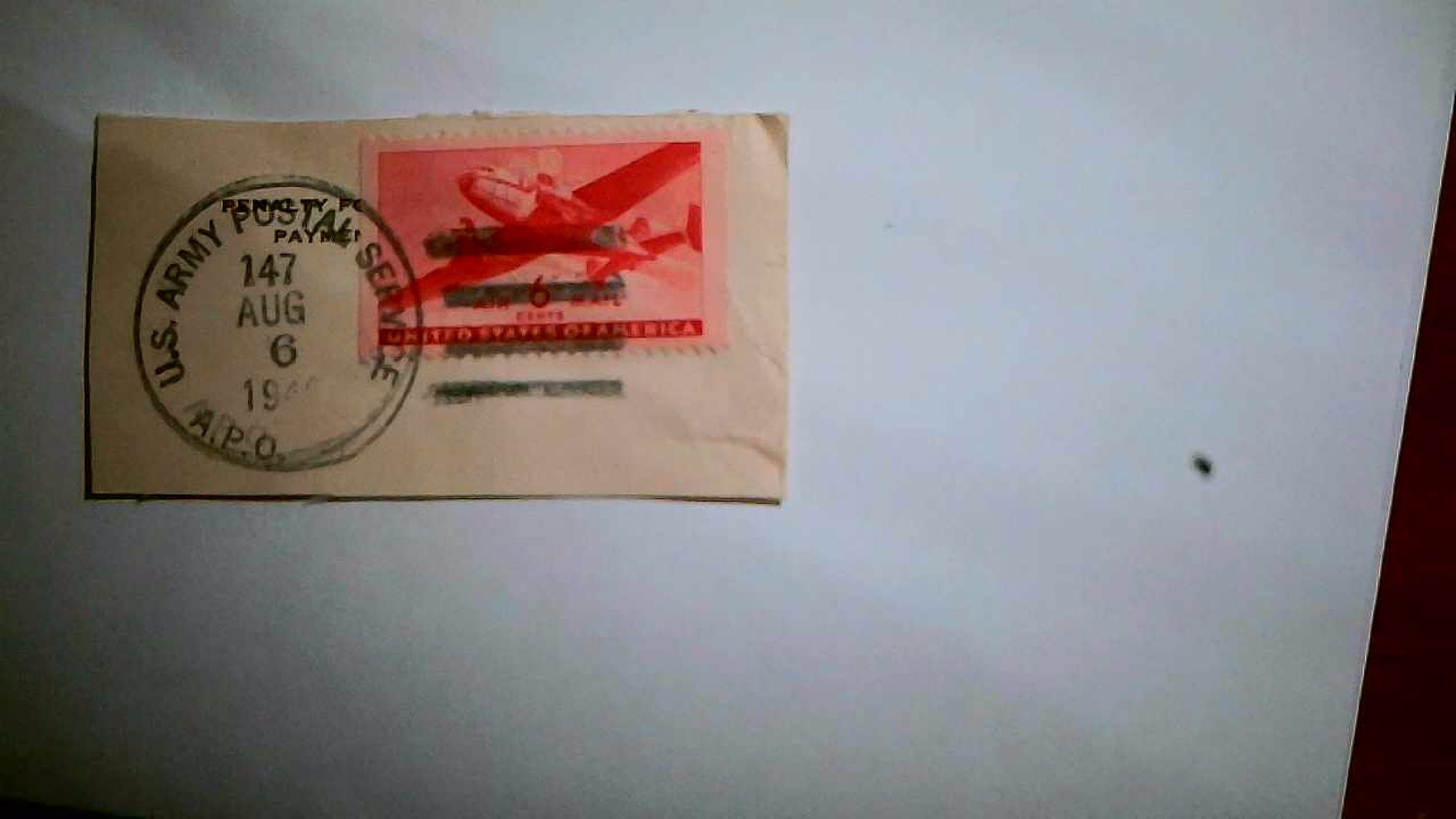 1941-1944 Air Mail Cut SQ Scott# C25 | United States, Air Mail Stamp ...