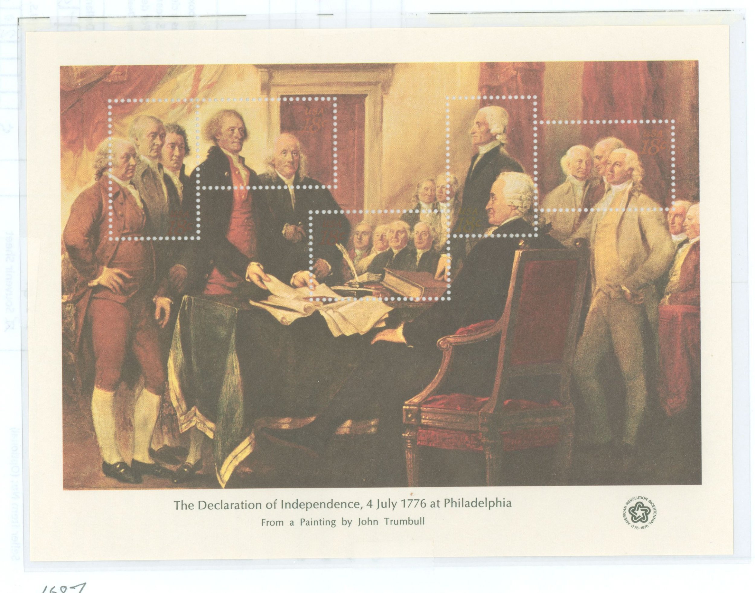 United States #1687 Souvenir Sheet | United States, General Issue Stamp ...