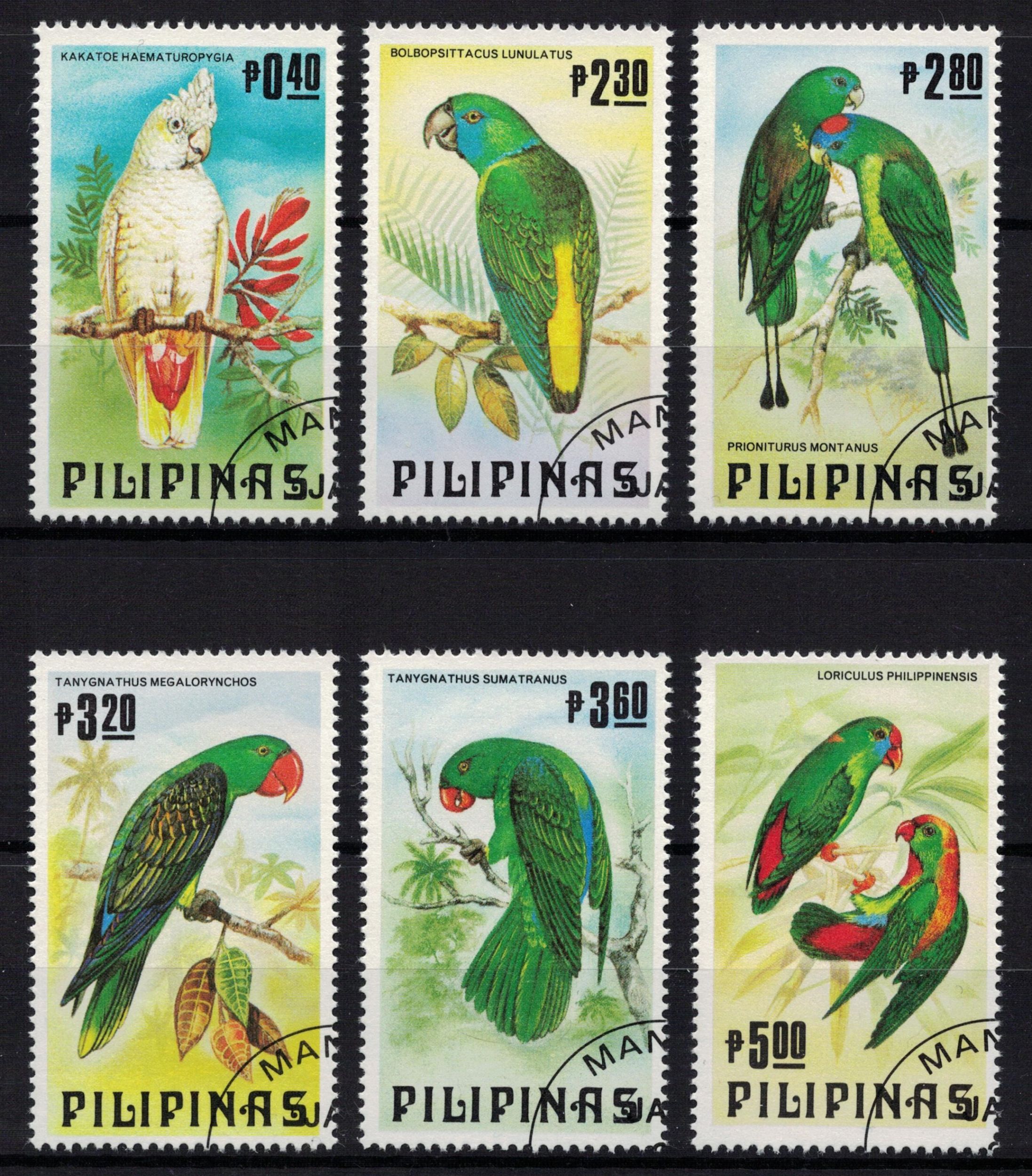 PHILIPPINES 1984 - Parrots / complete set | Asia - Philippines, General ...
