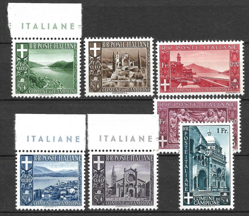 Italian Local Issues -- City of Campione Commemorative Set | Europe ...