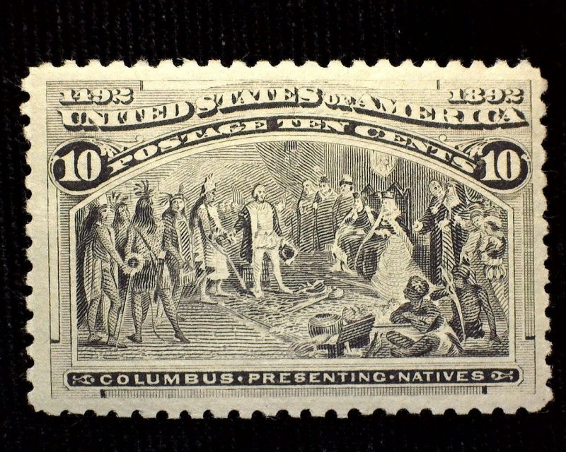 HS&C: Scott #237 10 Cent Columbian 10/04 PSE Cert VF80 MNH US Stamp ...