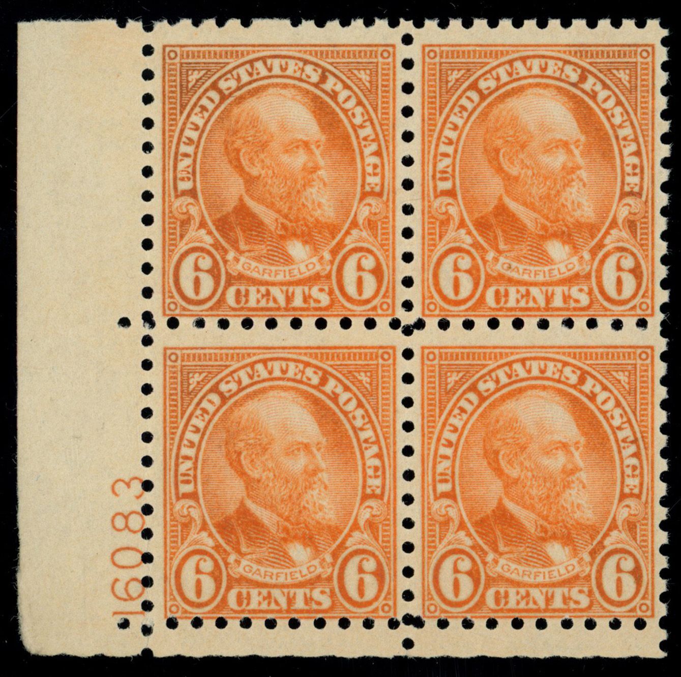 USA Scott# 587 MINT NH Perf 10 Rotary Plate Block of Four, SCV $325 ...