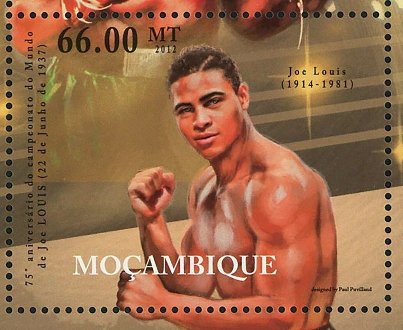 Joe Louis Stamp Boxing Rocky Marciano Myke Tyson Muhammad Ali S/S MNH ...