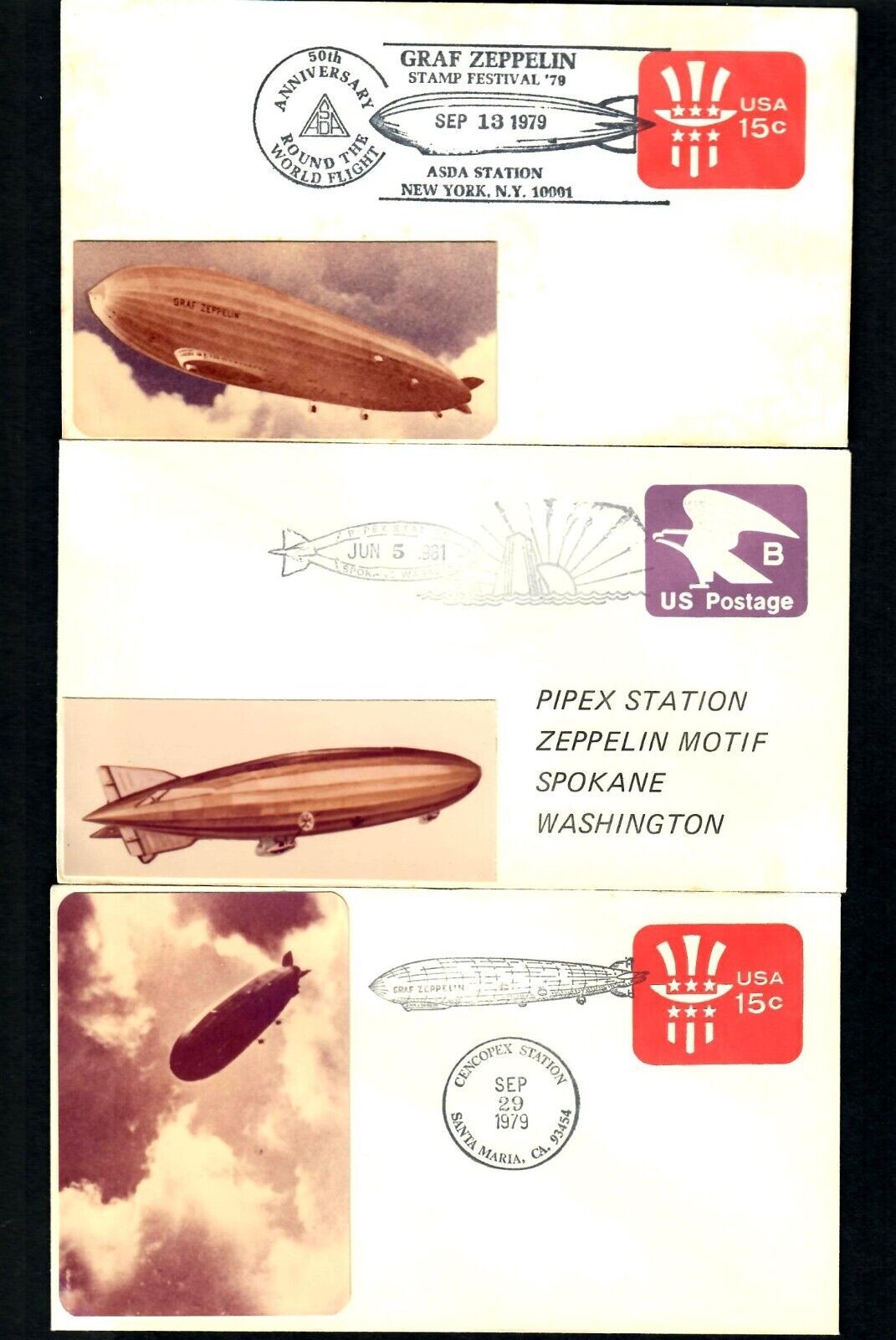 CFZ 6 covers Graf Zeppelin Hindenburg Burning, Dirigable ASDA Sta ...