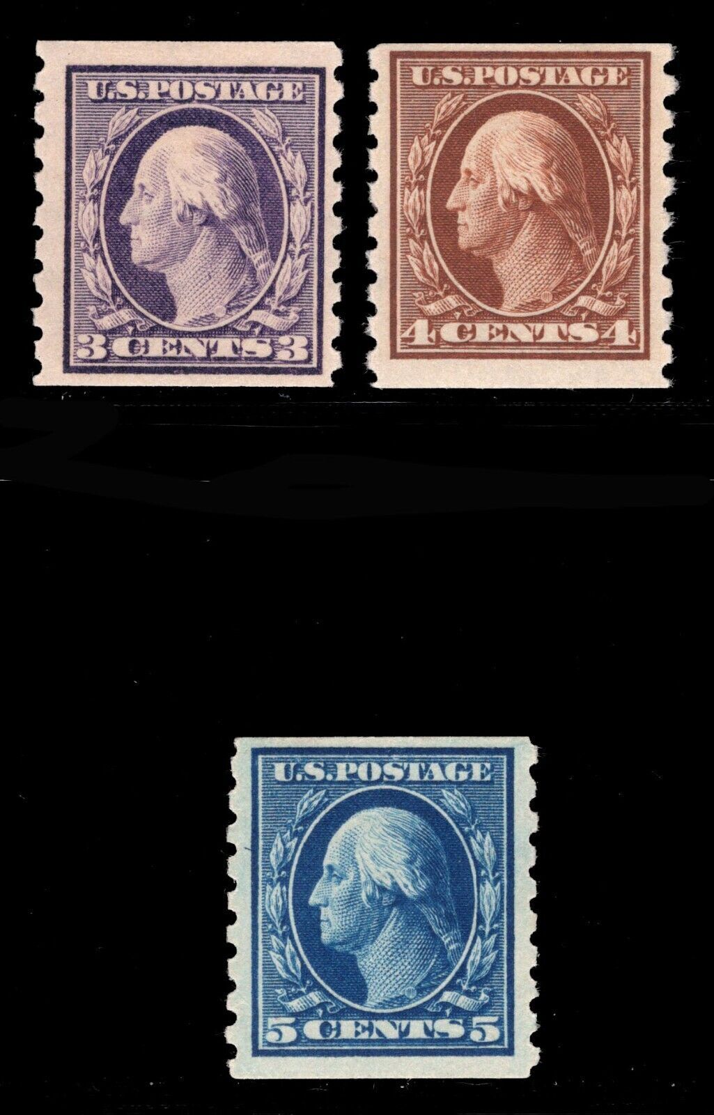 US Stamps #394-396 Mint OG NH PF Cert LOT #84304 | United States ...