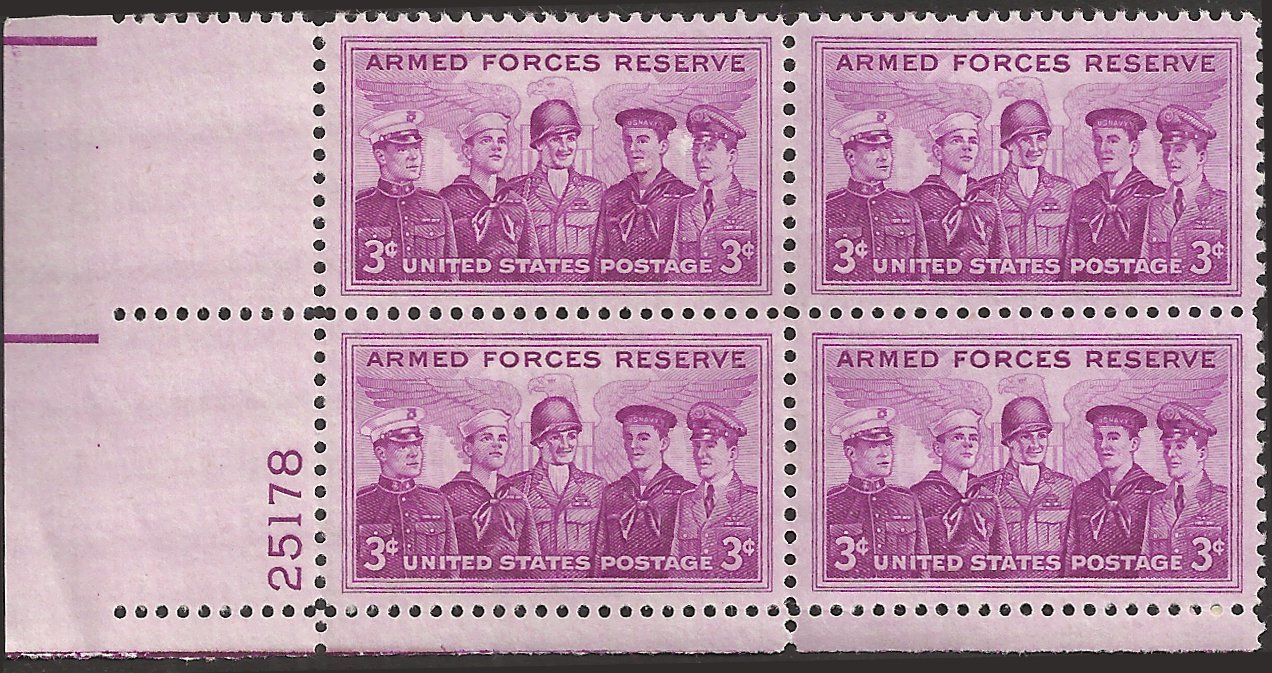 # 1067 Mint Never Hinged Armed Forces Reserve | United States, General ...