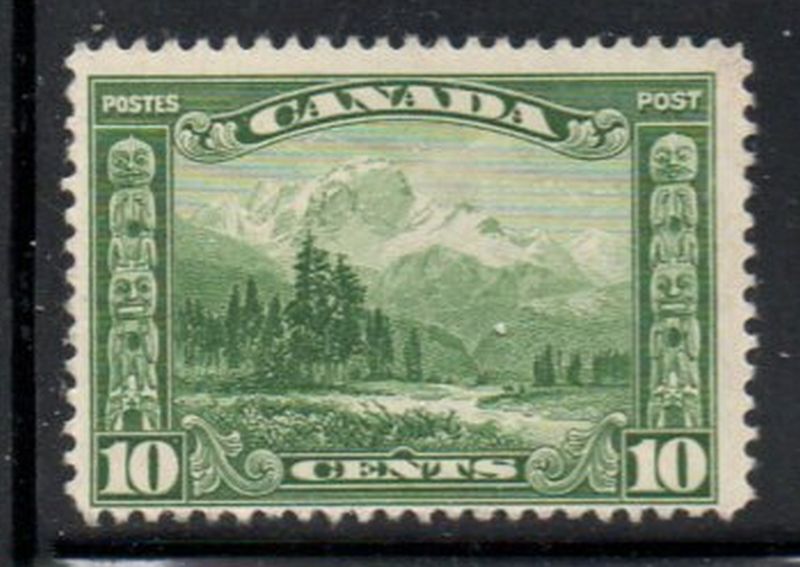 Canada Sc 155 1928 10c Mt Hurd stamp mint | Canada, General Issue Stamp ...