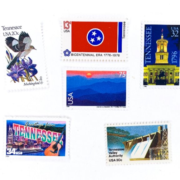 The Tennessee Collection - Mockingbird & Iris - UNused US Stamps ...