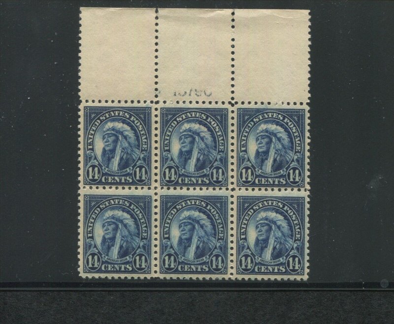 United States Postage Stamp #565 Mint VF Plate Block No. 15796 | United ...