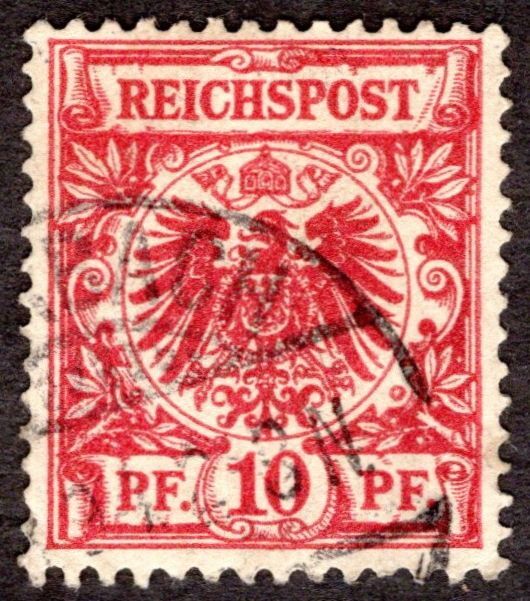 1893, Germany 10pf, Used, Sc 48 | Europe - Germany & Colonies - Germany ...
