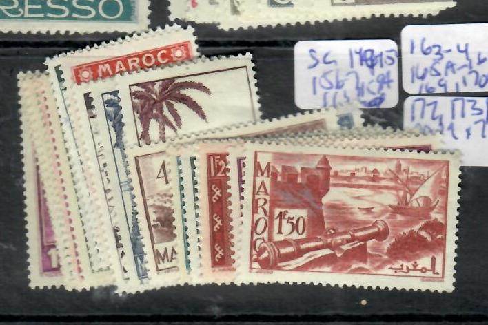 Morocco SC 147/175 21 Stamps MOG P0521A H | Africa - Morocco, General ...