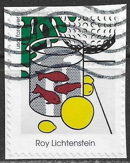 US ~ Scott # 5792 ~ Used on paper ~ Roy Lichtenstein | United States ...