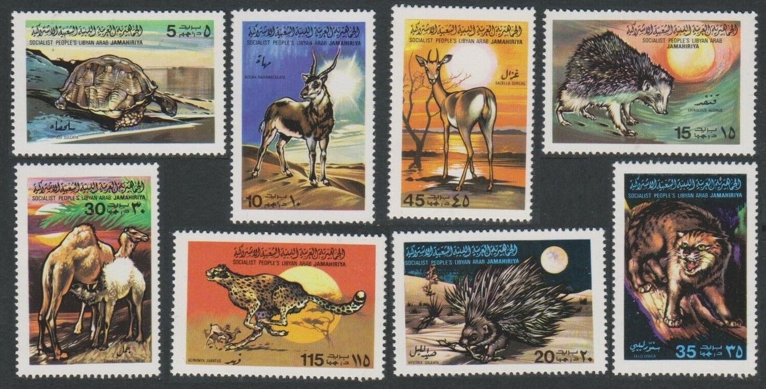 1979 Libya 704-711 Fauna 7,00 € | Africa - Libya, General Issue Stamp ...