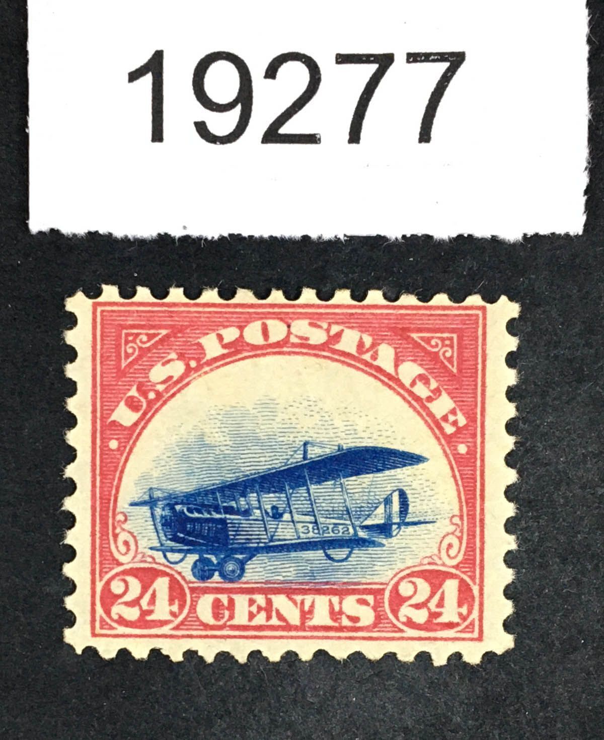 US Stamps # C3 VAR Grounded Plane Mint OG H EST $200 LOT #19277 ...