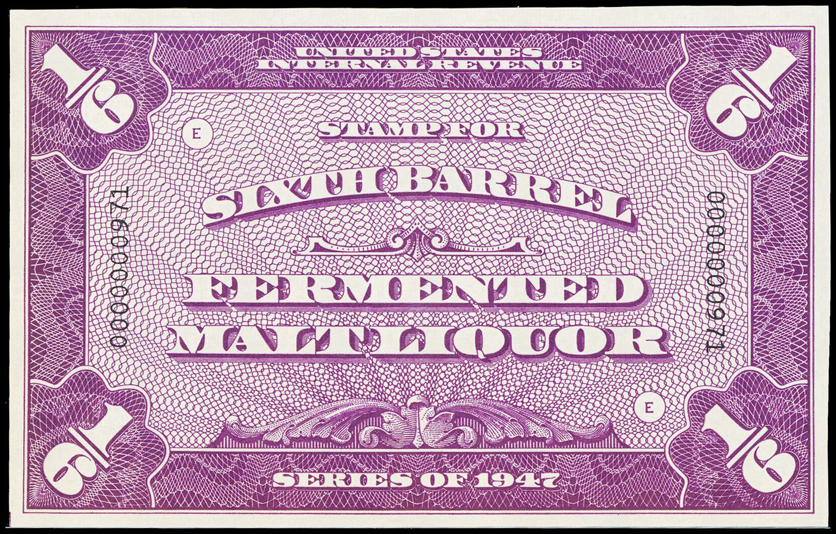 U.S. REV. Beers Rea190B Mint (ID # 109156) | United States, Revenues ...