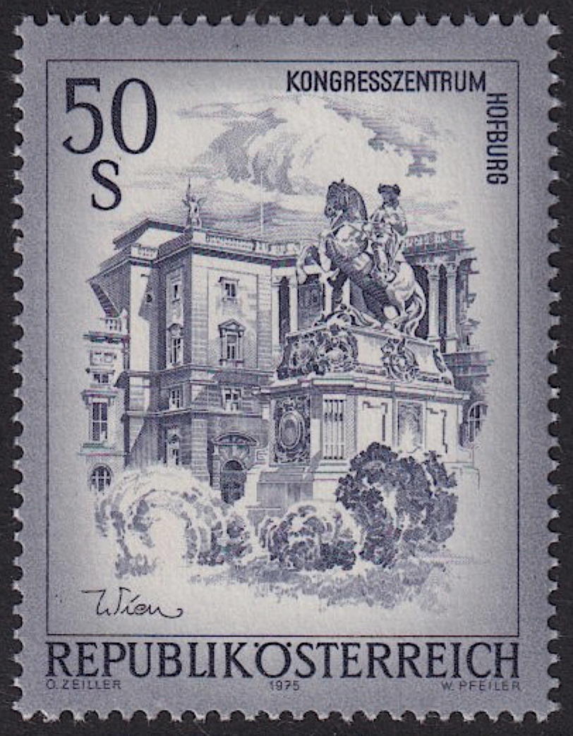 Austria - 1975 - Scott #976 - MH - Hofburg Prinz Eugen Statue | Europe ...